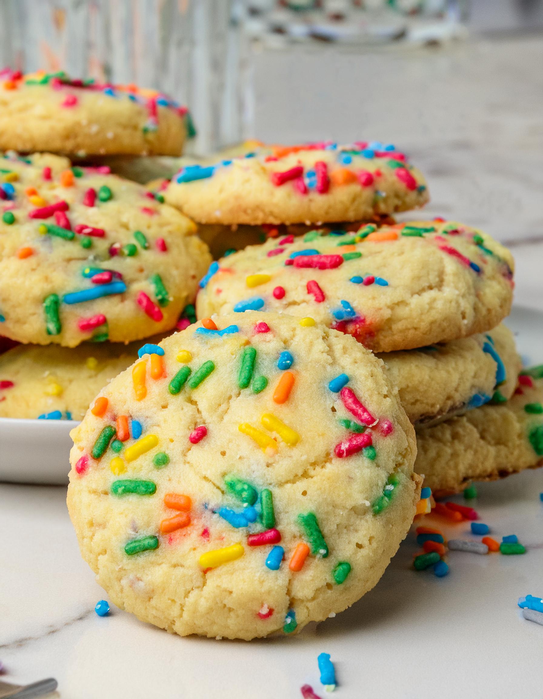 Funfetti Cake Mix Cookies