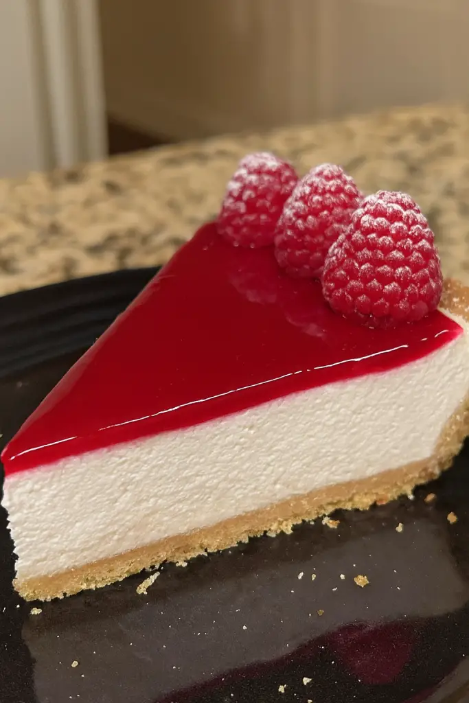 Mexican Raspberry Cheesecake